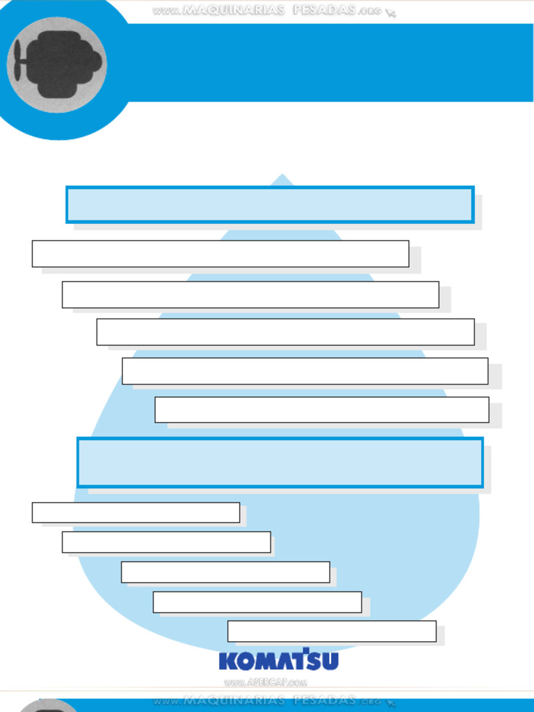 Manual Aceite Lubricante Motor Maquinaria Komatsu Funciones Composicion ...