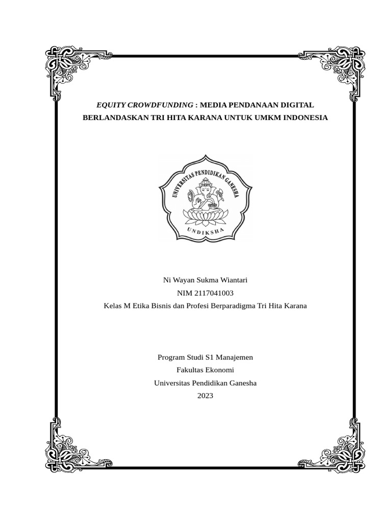 Uts Etika Bisnis Thk | PDF