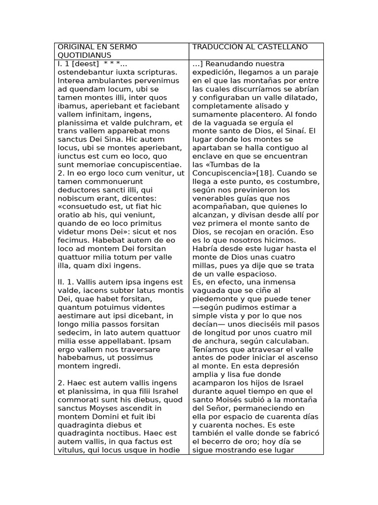 ORIGINAL EN SERMO QUOTIDIANUS | PDF