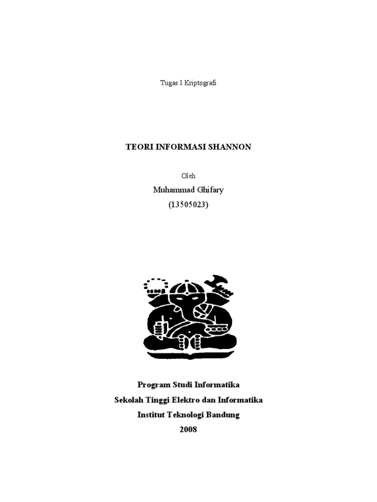Teori Shannon Ghifar | PDF