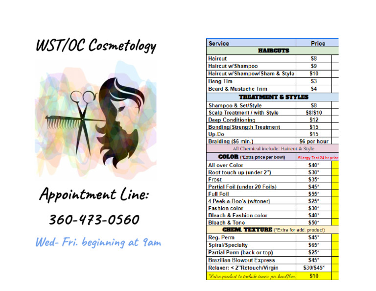 Salon Sales Flyer | PDF