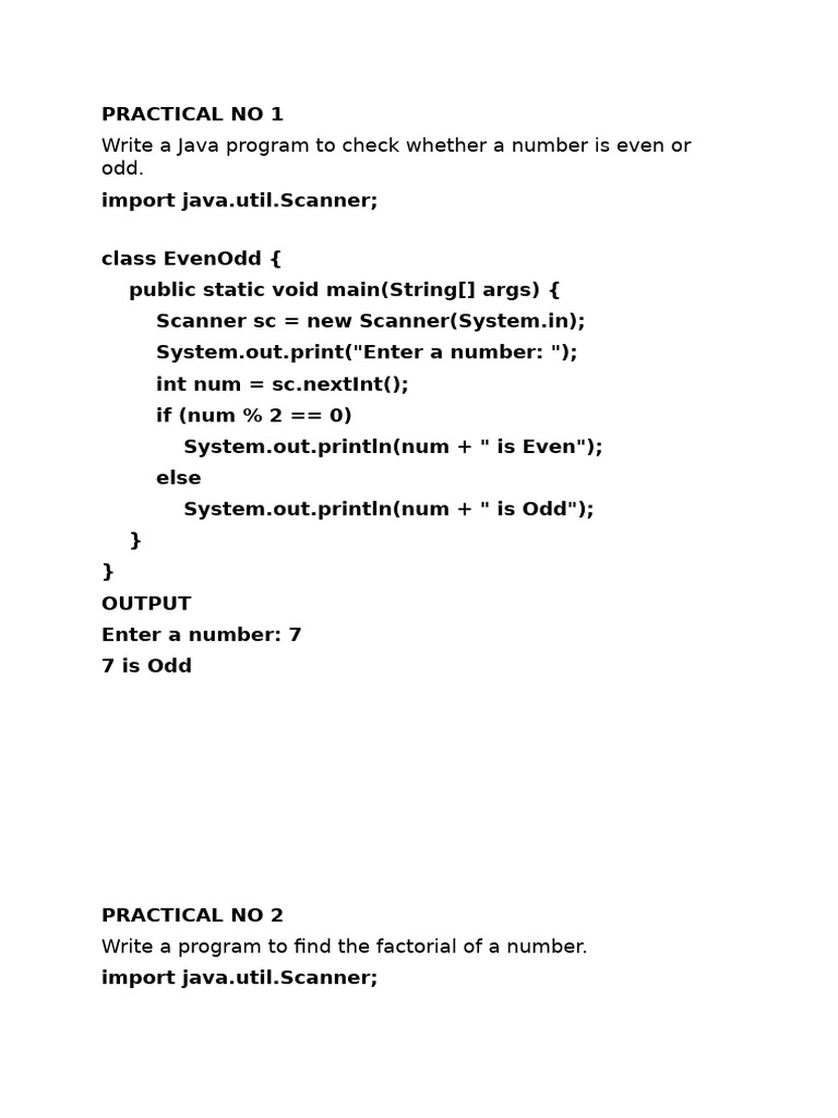SYCS JAVA PRACTICAL - Docx - 20251031 - 071802 - 0000 | PDF | Systems Architecture | Software