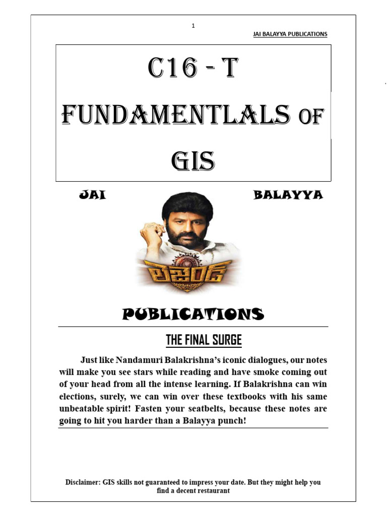 Geo c16- t Fundamentals of Geographic Information System | PDF | Geodesy | Geographic ...