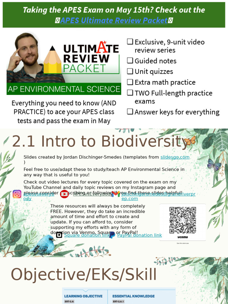 AP Environmental Science Study Guide | PDF | Genetics | Genetic Diversity