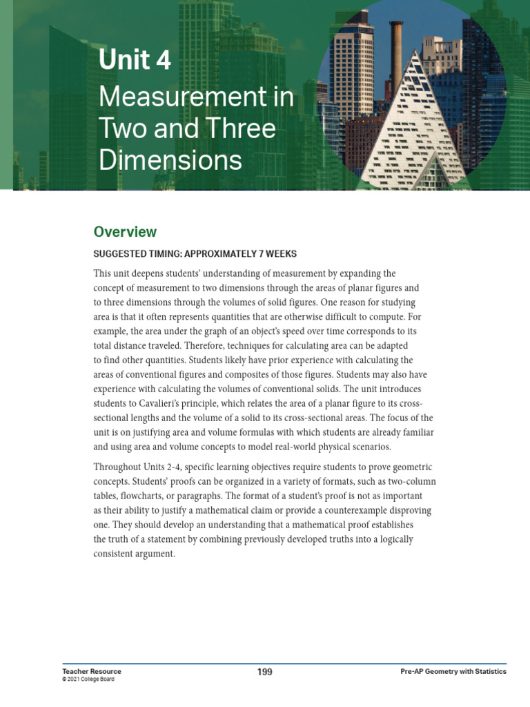 4.1 Cavalieri's Principle | PDF | Area | Rectangle
