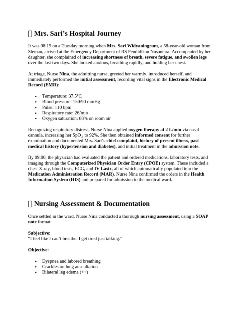 English Medical Record Lesson Scenario | PDF | Clinical Medicine | Medicine