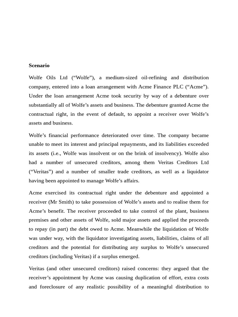 Floating Charge 5 Article | PDF | United Kingdom Insolvency Law ...