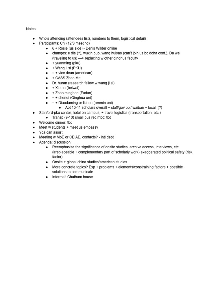 Meeting Notes (11 - 03) | PDF