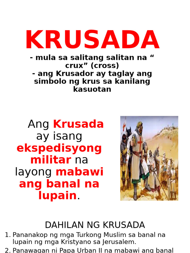 KRUSADA | PDF