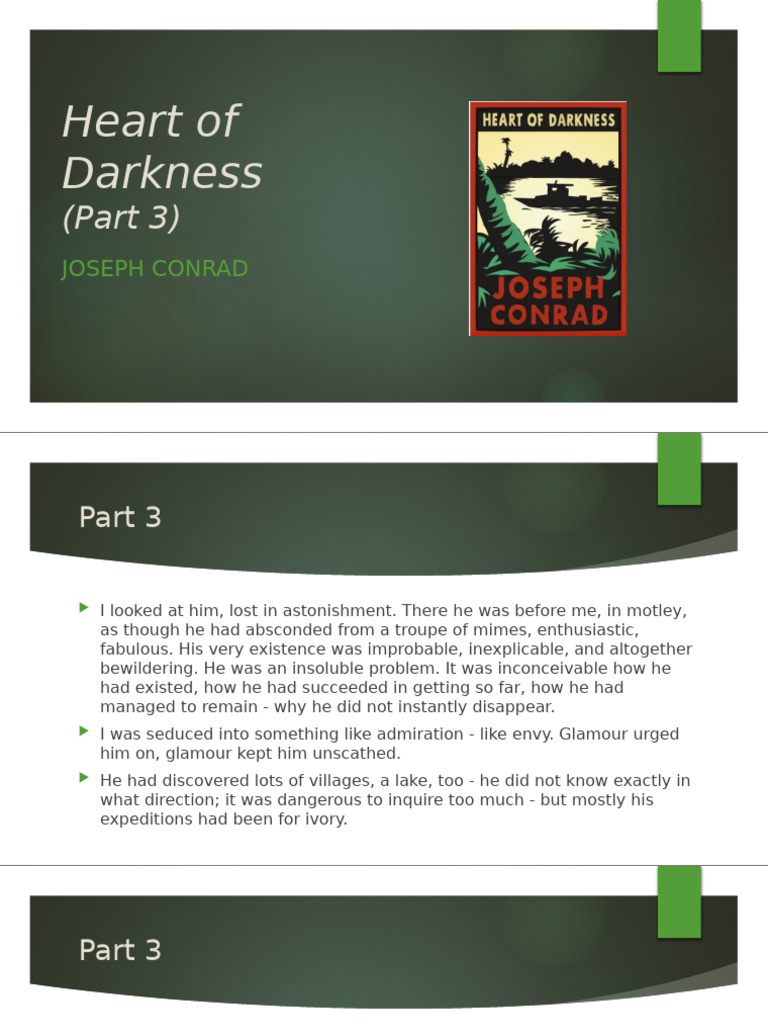 Heart of Darkness (Part 3) | PDF | Kurtz (Heart Of Darkness)
