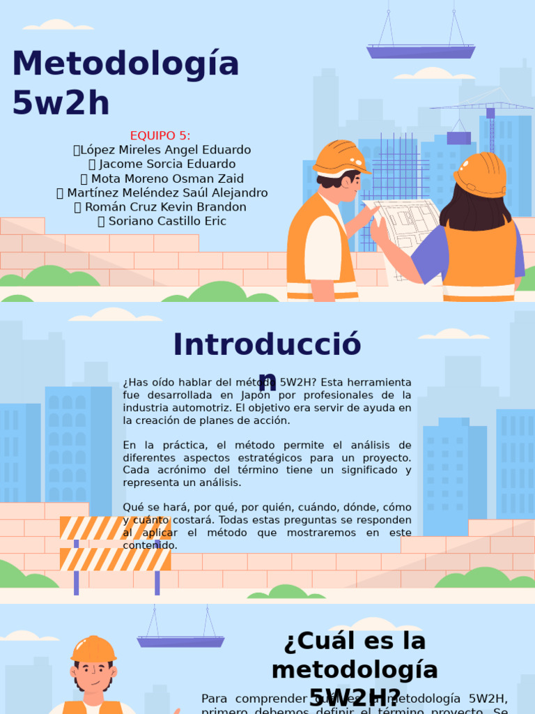 Guía del Método 5W2H para Proyectos | PDF | Software | Marketing