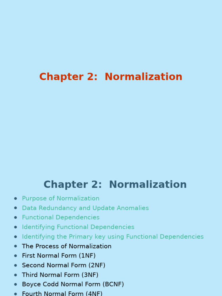 Understanding Database Normalization Techniques | PDF | Data Model ...