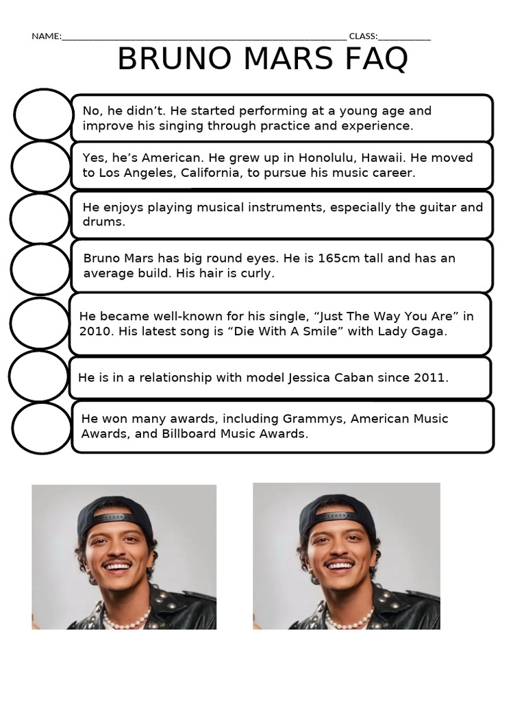 Bruno Mars | PDF
