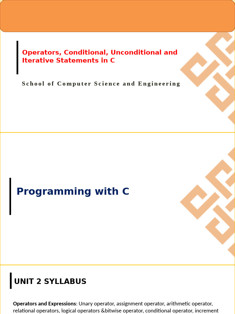 Unit 2-1 | PDF | Control Flow | Boolean Data Type