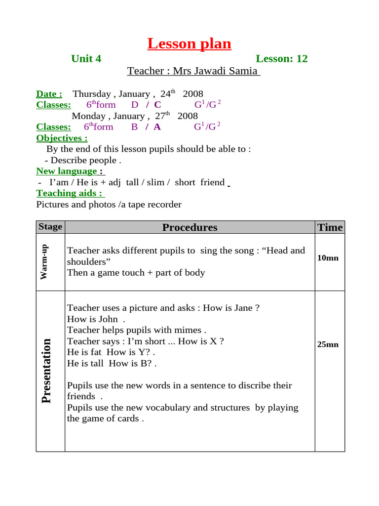 Unit 4 Lesson 12 | PDF