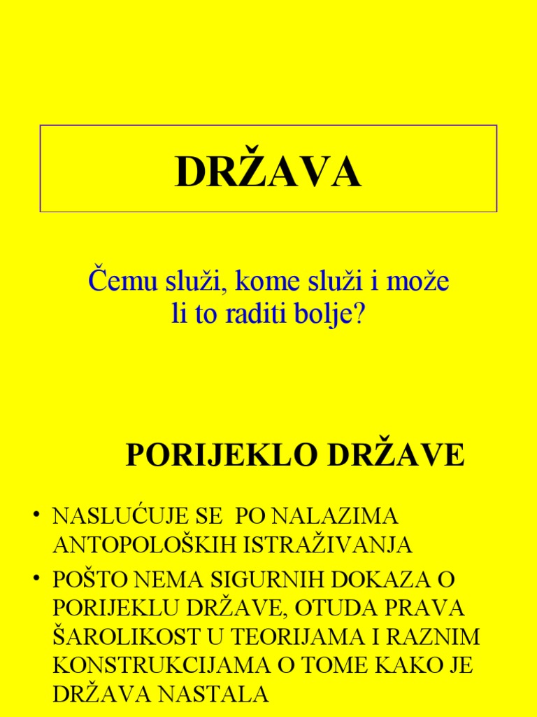 DRZAVA | PDF