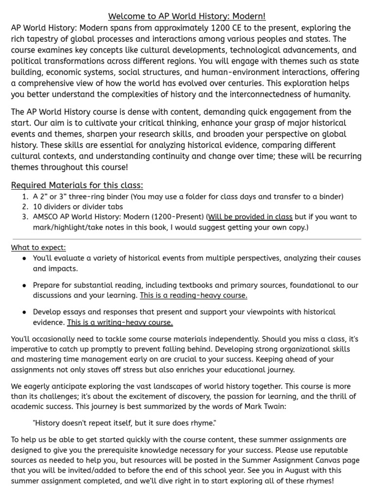 AP World History: Modern Overview | PDF | Spirituality