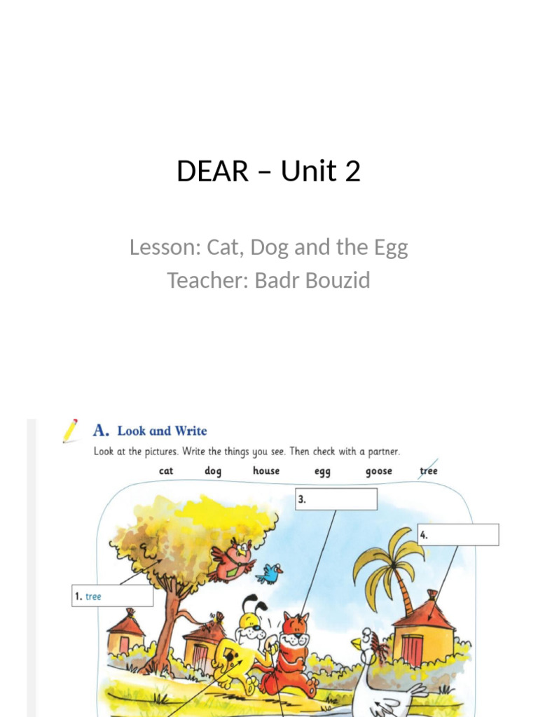 Cat_Dog_and_the_Egg_DEAR_Unit2_BadrBouzid | PDF