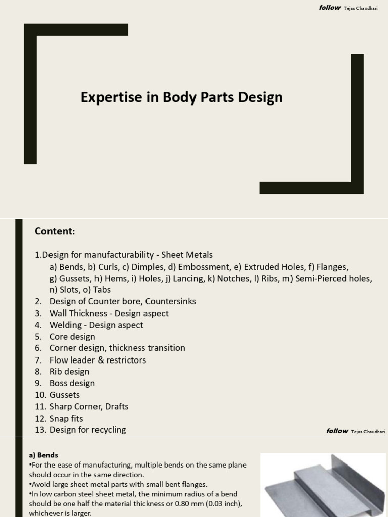 Expertise in Body Parts Design | PDF | Recycling | Waste Management