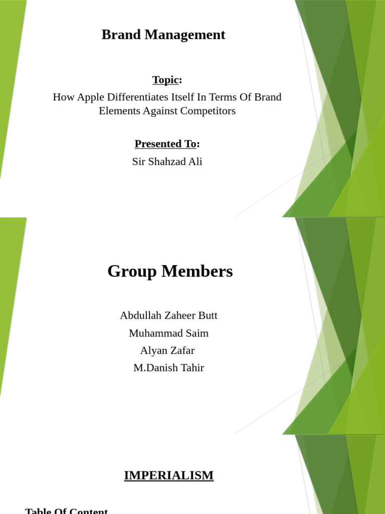 Brand Management Midterm Project Slides | PDF | Apple Inc. | Xiaomi