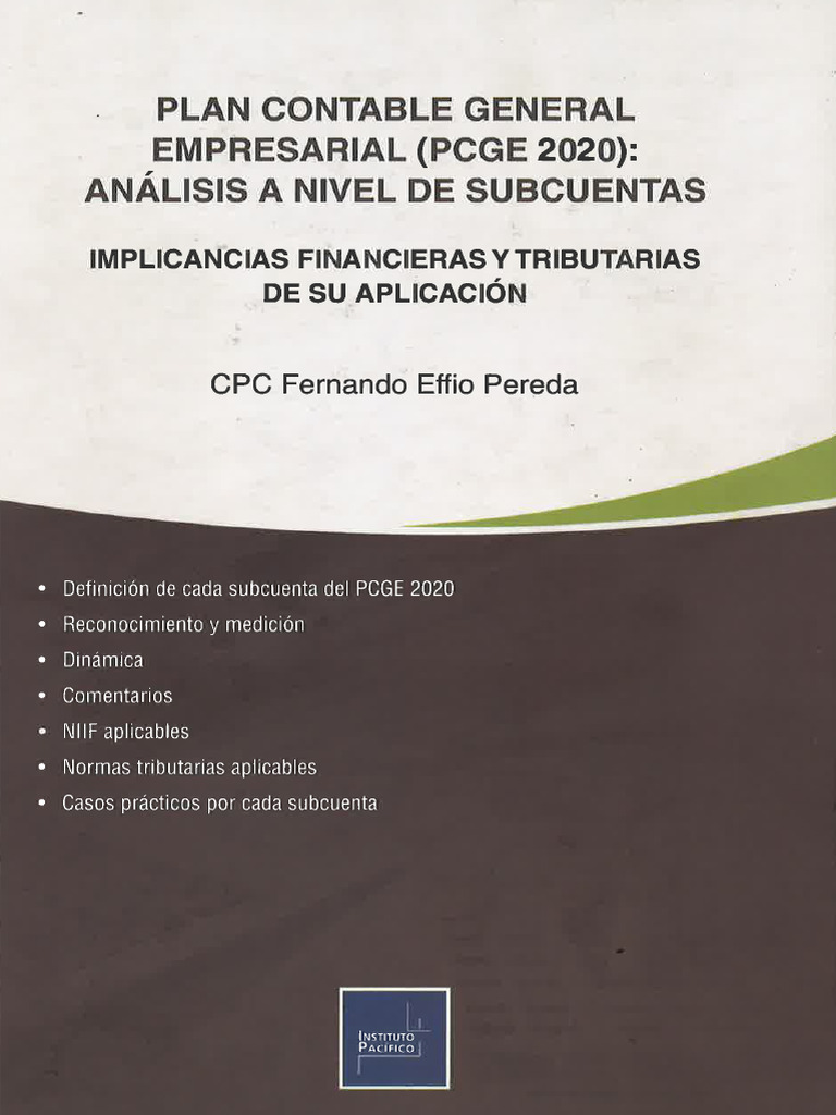 Plan Contable General Empresarial 2019 | PDF