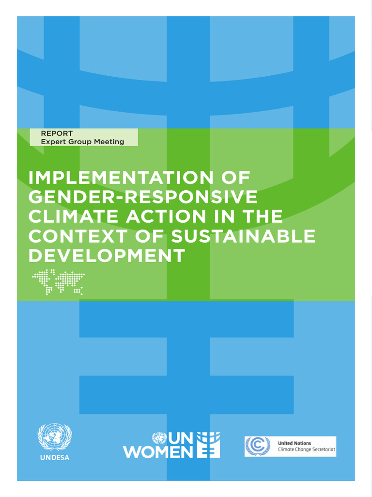 Implementation of Gender-responsive Climate Action in the Context of ...