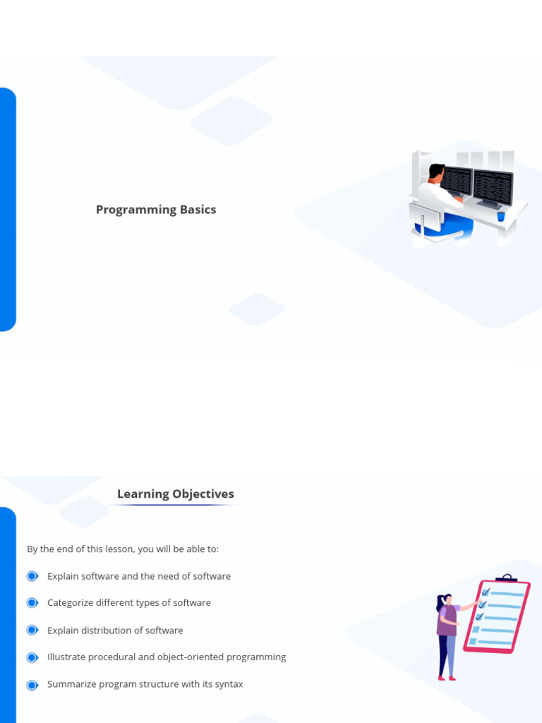 Programming Basics For Lecture 0 | PDF | Software | Computer Program