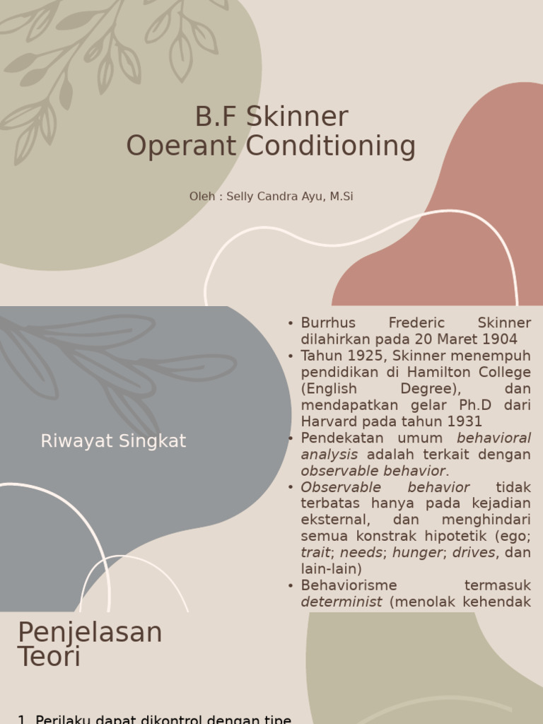 8. B.F Skinner | PDF