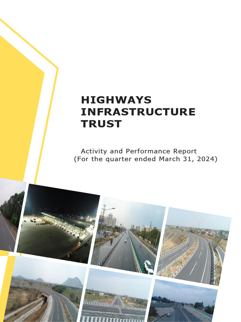 Highways Infrastructure Trust Qtrly Report Mar'24 | PDF | Tax Deduction ...