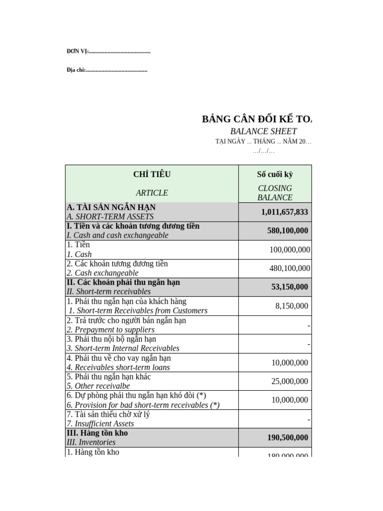 Mau Bang Can Doi Ke Toan Song Ngu Theo Tt200 2014 TT BTC Ngay 22-12 ...