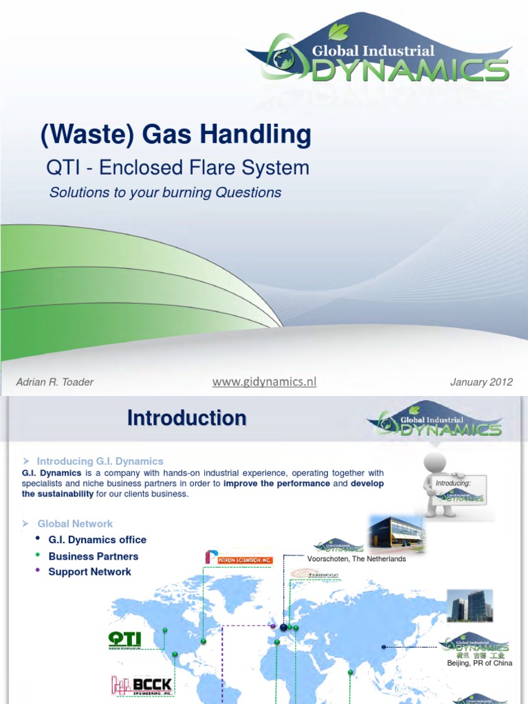 GI Dynamics - Enclosed Flare System | PDF | Incineration | Combustion
