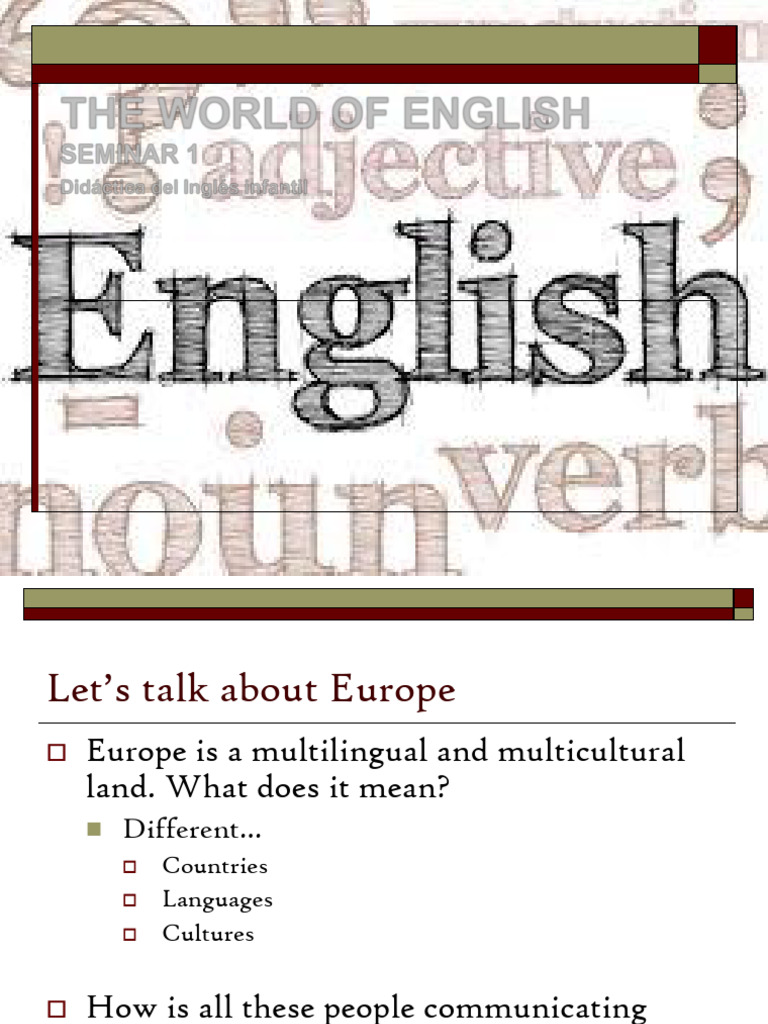1 World of English | PDF