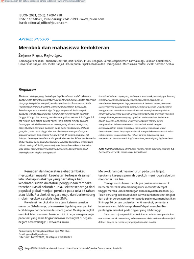 Rokok N Medstud - En.id | PDF