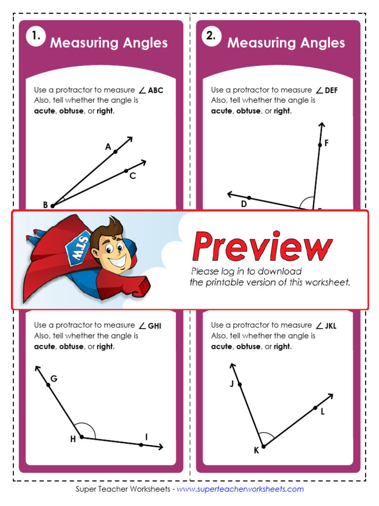 Task Cards Measuring Angles | PDF