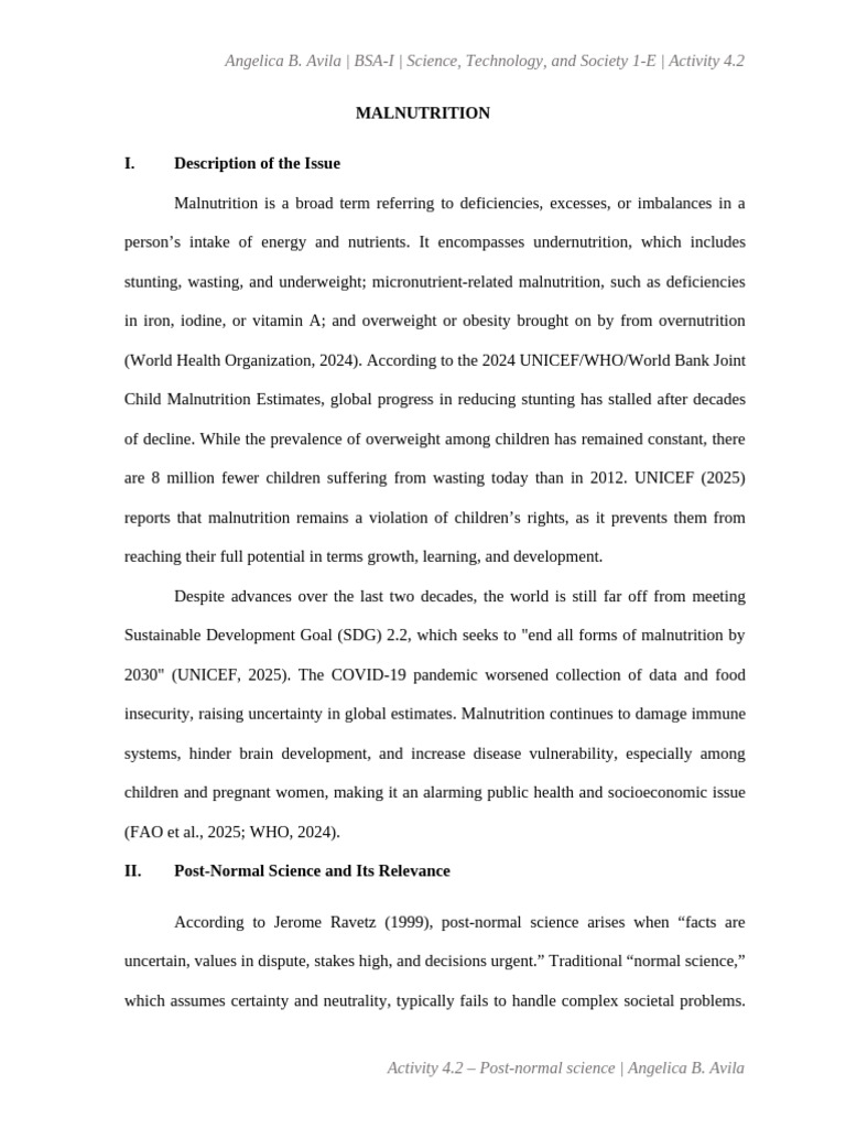 Malnutrition | PDF | Malnutrition