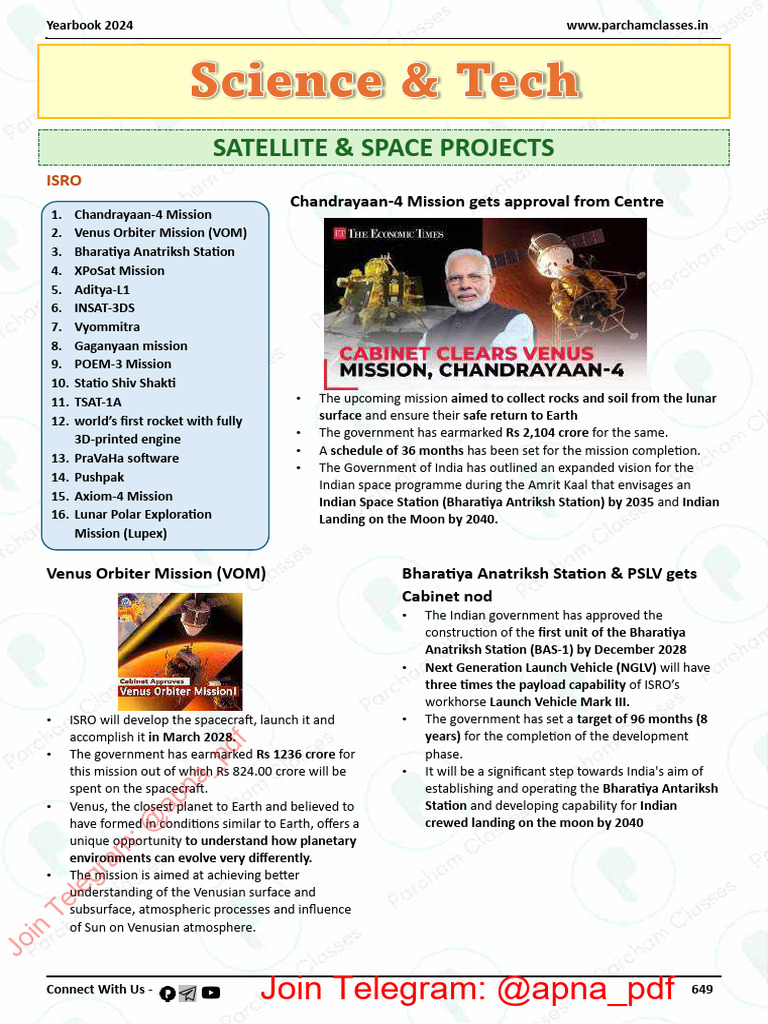 Parcham Current Affairs YearBook 2025 - Compressed - Compressed (1) - 649-729 | PDF | Solar Wind ...