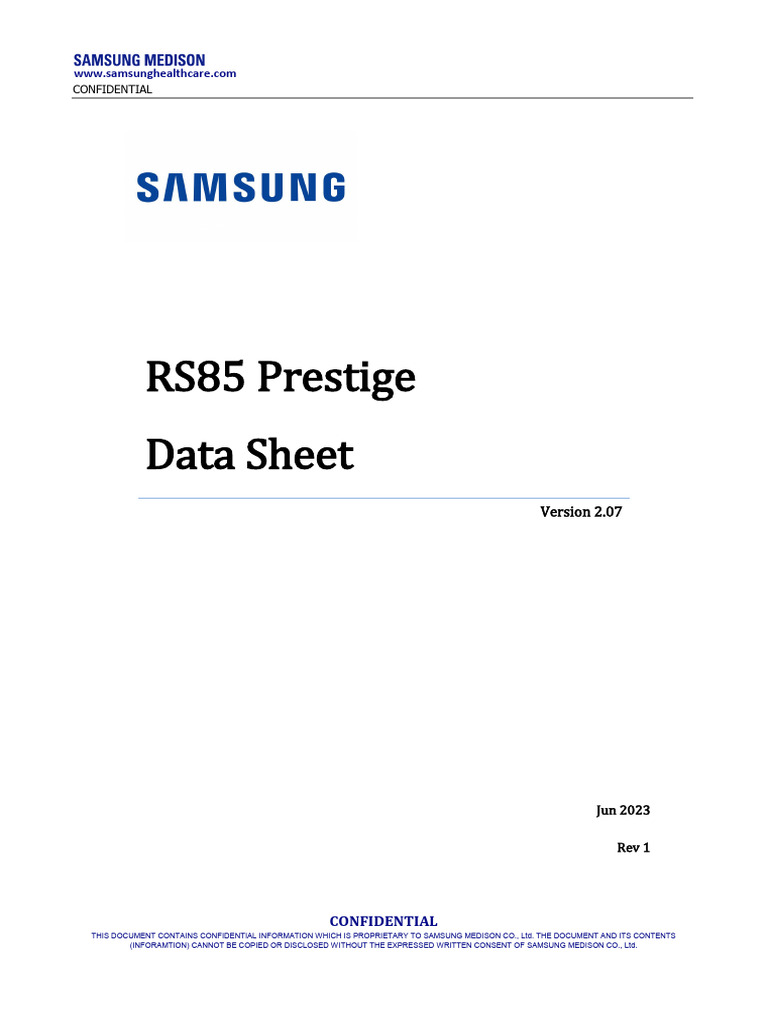 RS85 Prestige Data Sheet Overview | PDF | Computer Keyboard | Computer ...