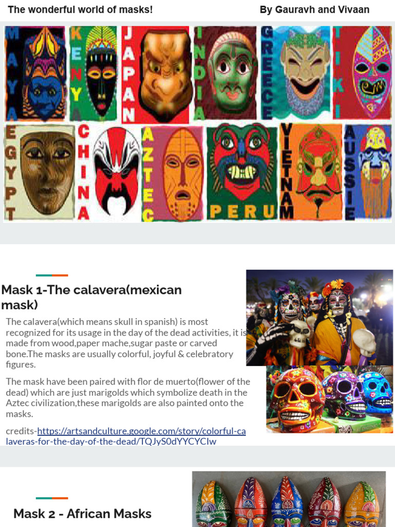 The Wonderful World of Masks | PDF