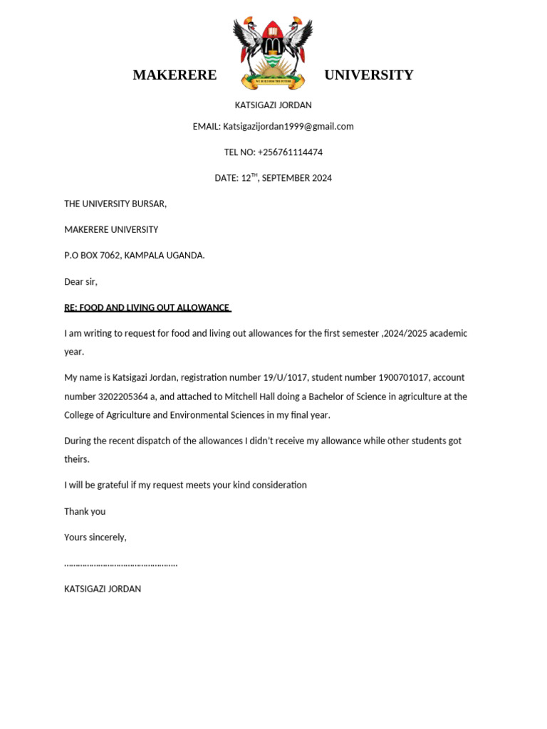 University Bursar | PDF