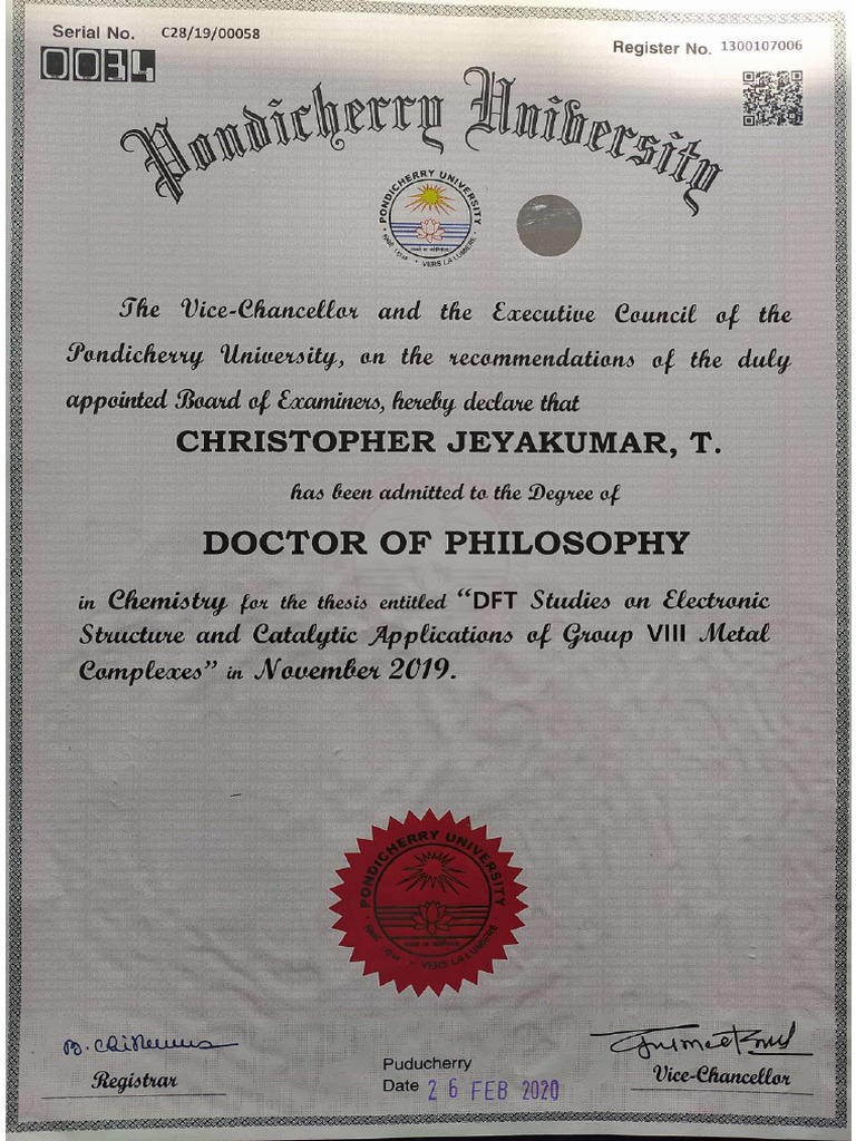 PHD Degree | PDF