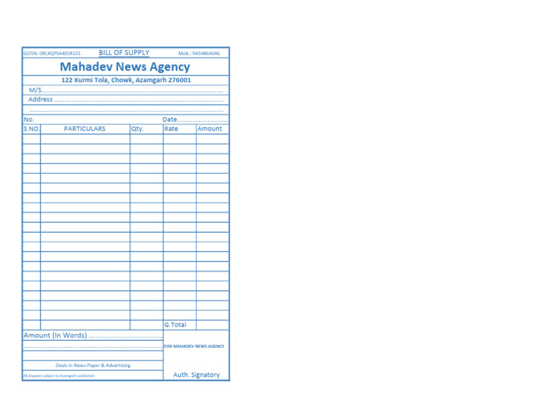 Bill 1 | PDF