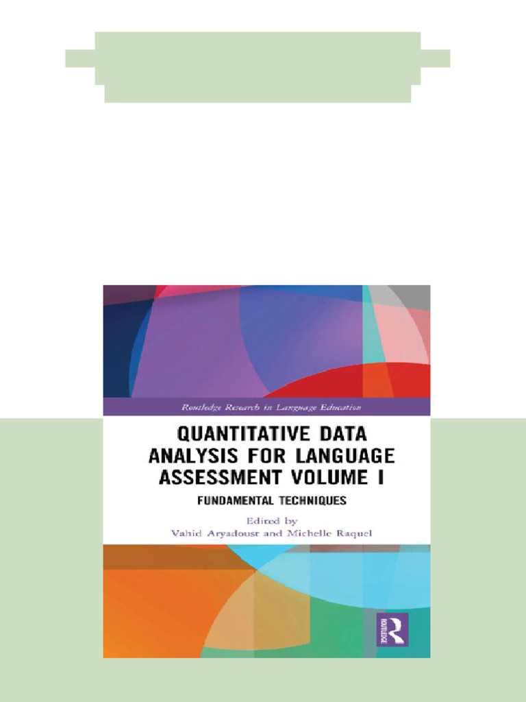(Ebook) Quantitative Data Analysis for Language Assessment Volume I: Fundamental Techniques by ...