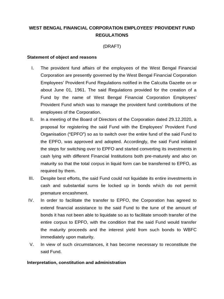 Draft Regulations | PDF | Bonds (Finance) | Corporations