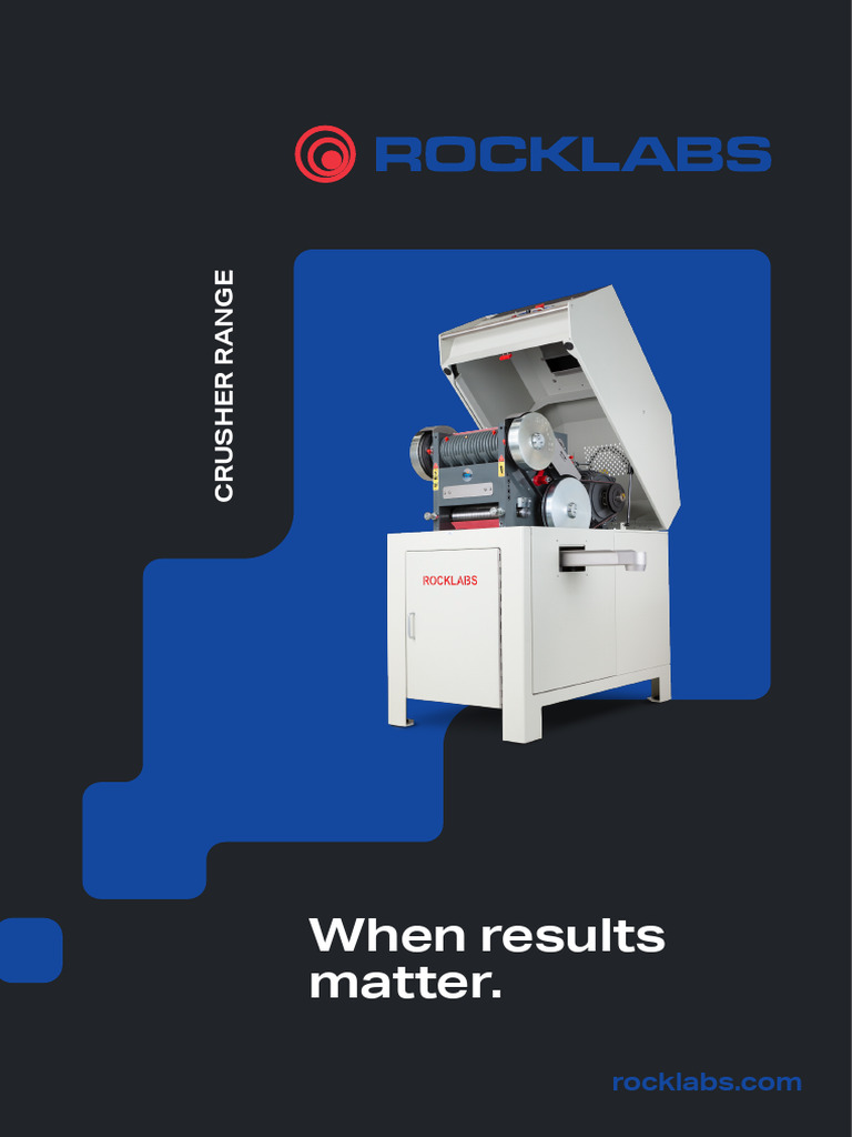 Rocklabs High-Performance Crushers | PDF | Secondary Sector Of The Economy