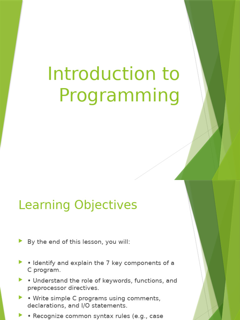 Topic 1 Introduction To Programming - Class | PDF | Reserved Word | Computer Program