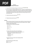 TUGAS 3 Pendidikan Matematika 1 | PDF
