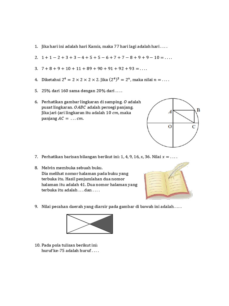 Soal Tes 4 dari 10 | PDF