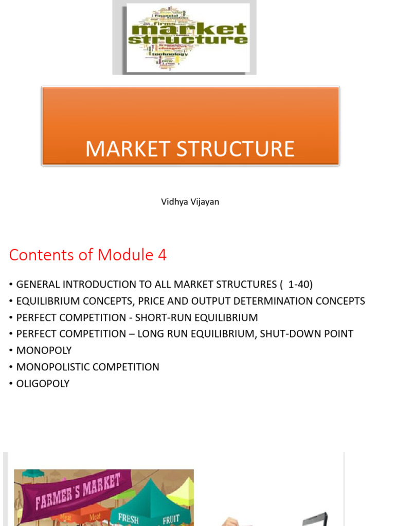 Module 4 All Market Structures - Me | PDF | Monopoly | Economic Equilibrium