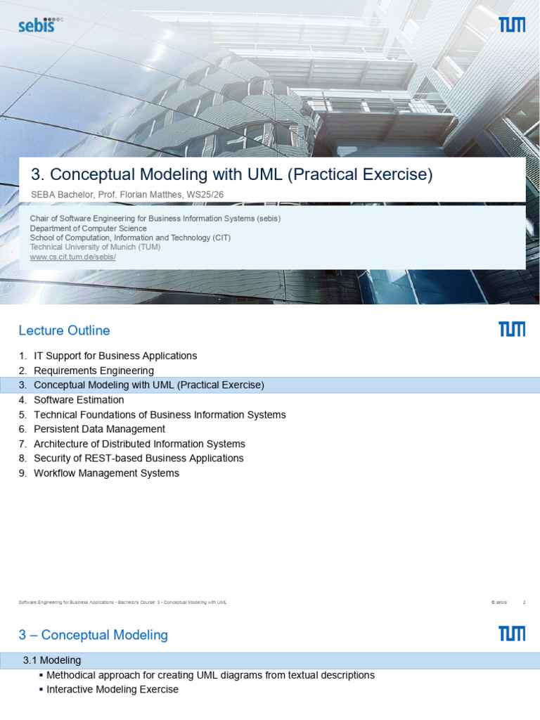 03 - Conceptual Modeling With UML (Practical Exercise) | PDF | Unified ...
