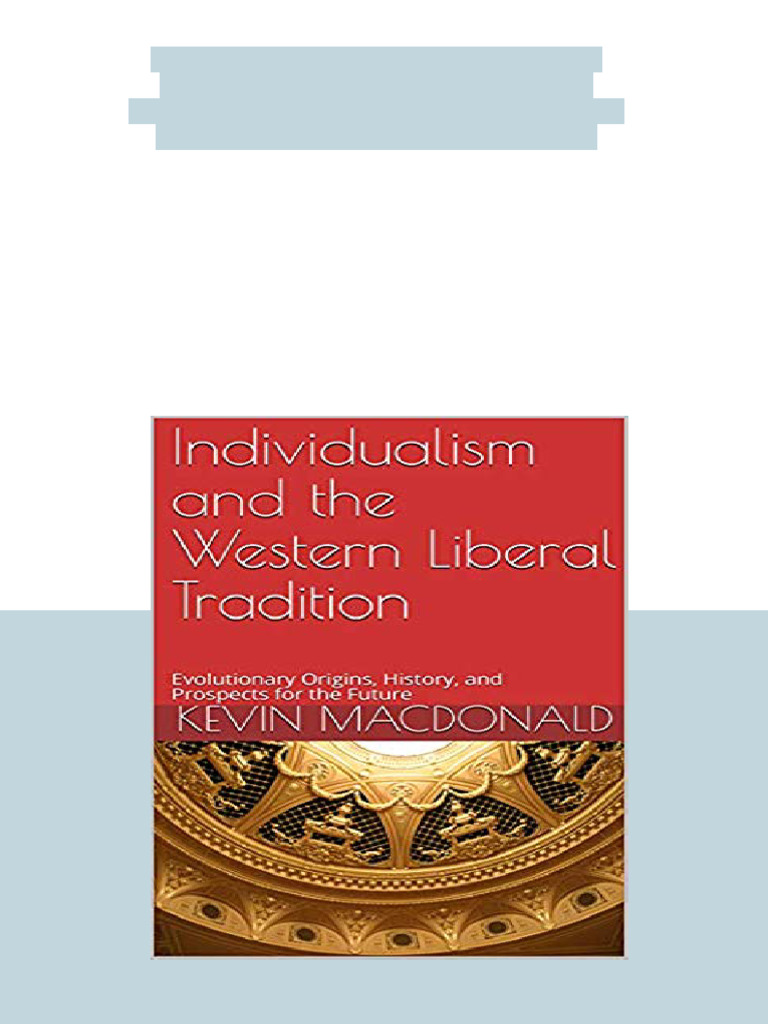 (Ebook) Individualism and The Western Liberal Tradition: Evolutionary ...